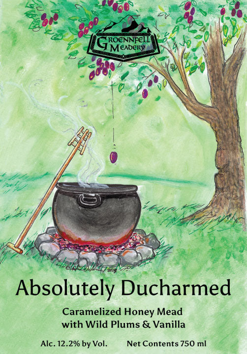 Absolutely Ducharmed - Wild Plum Bochet – Groennfell & Havoc Mead Store