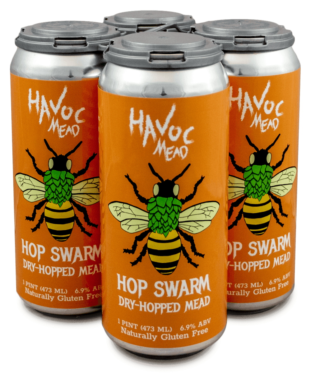 Hop Swarm Dry-Hopped Mead by Havoc – Groennfell & Havoc Mead Store
